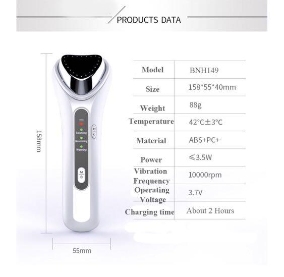 Portable Multifunctional Home Facial Device Positive and Negative Ions ...