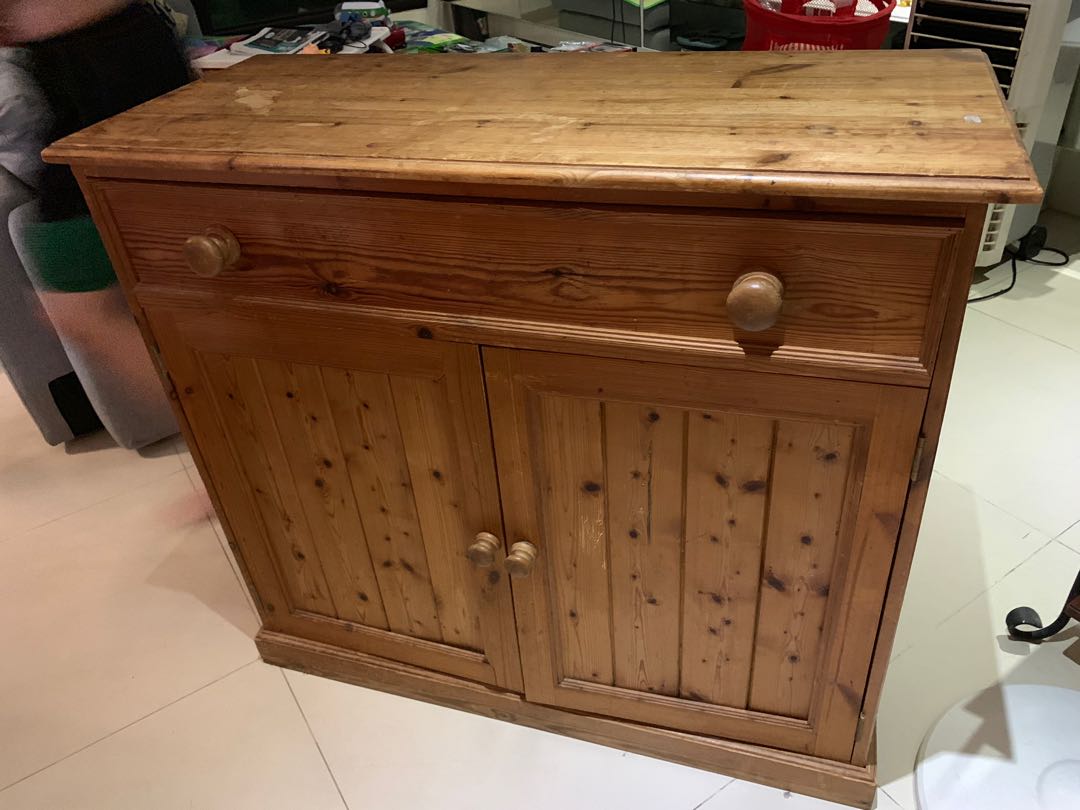 Farmers Cabinet sideboard Solid Wood, Furniture & Home Living ...