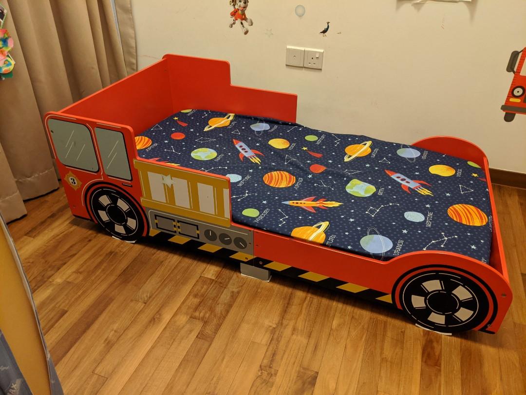 Fire Engine Toddler Bed, Babies & Kids, Baby Nursery & Kids Furniture ...