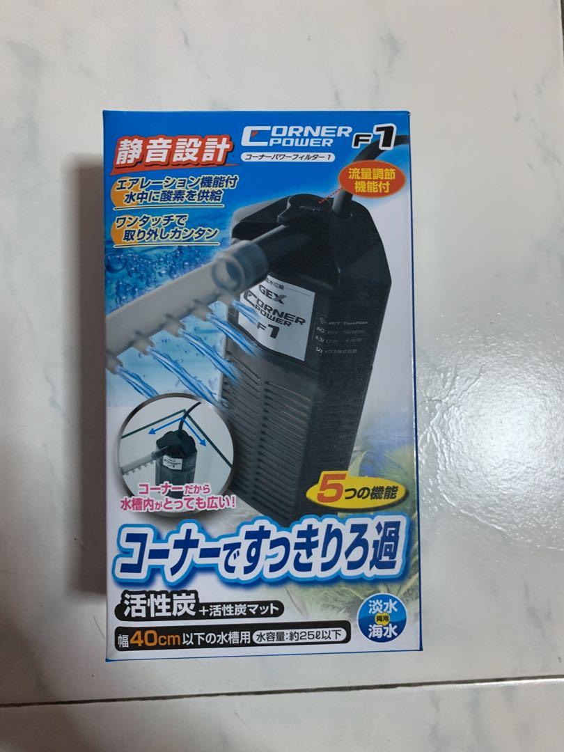 Gex corner power F1 filter, Pet Supplies, Homes & Other Pet Accessories ...