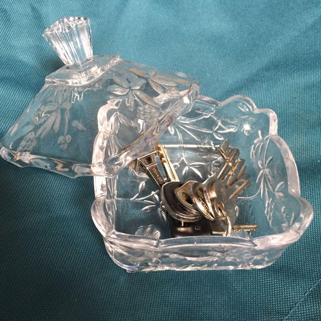 Glass container/ balang kaca/ tepak kaca, Furniture & Home Living ...