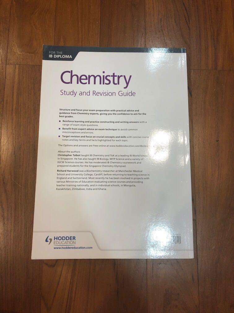 Ib Chemistry revision guide (HL), Books & Stationery, Textbooks ...