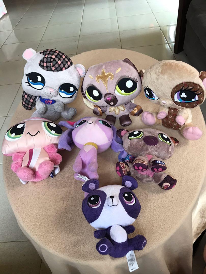 littlest pet shop bundle plush, Hobbies & Toys, Toys & Games on Carousell