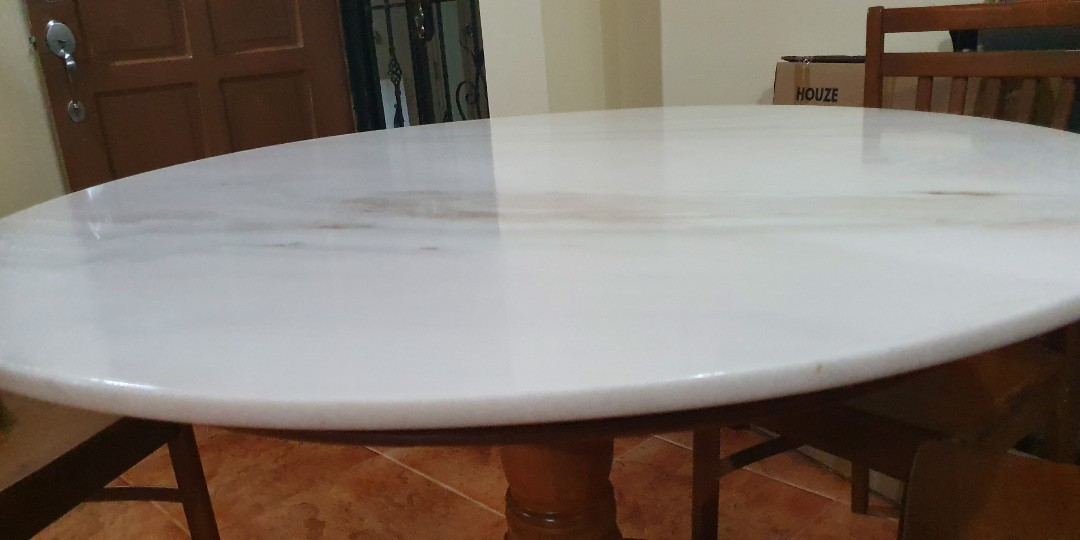 Mable table top., Furniture & Home Living, Furniture, Tables & Sets on ...