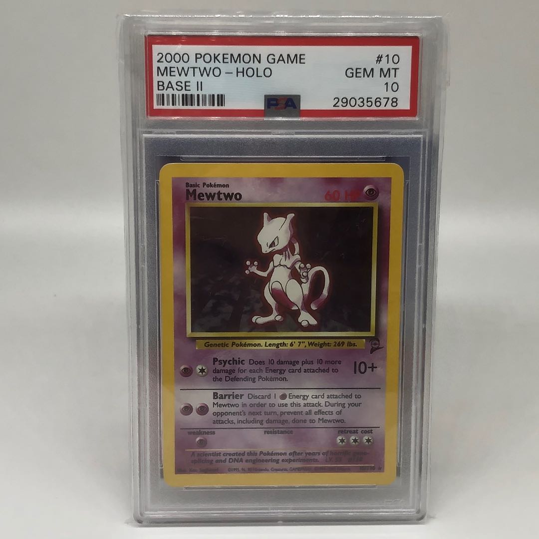 Mewtwo Base Set 2 PSA 10 Pokemon, Hobbies & Toys, Toys & Games on Carousell