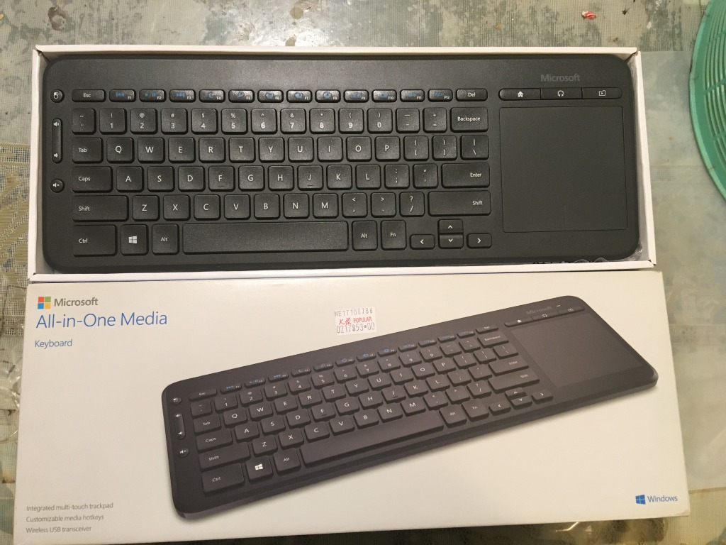 Microsoft All-In-One Wireless Keyboard, Computers & Tech, Parts ...