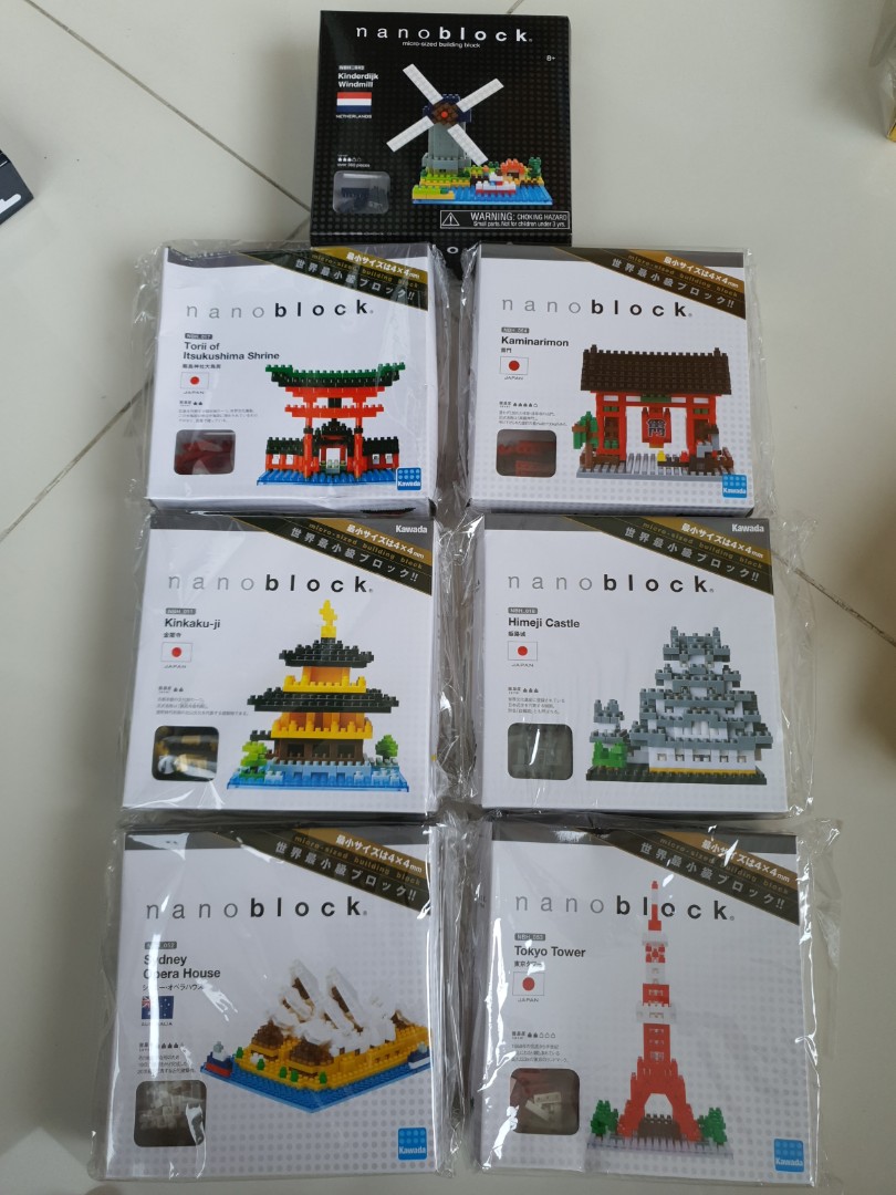 Nanoblock Japan series & Sydney Opera House, Hobbies & Toys, Toys ...