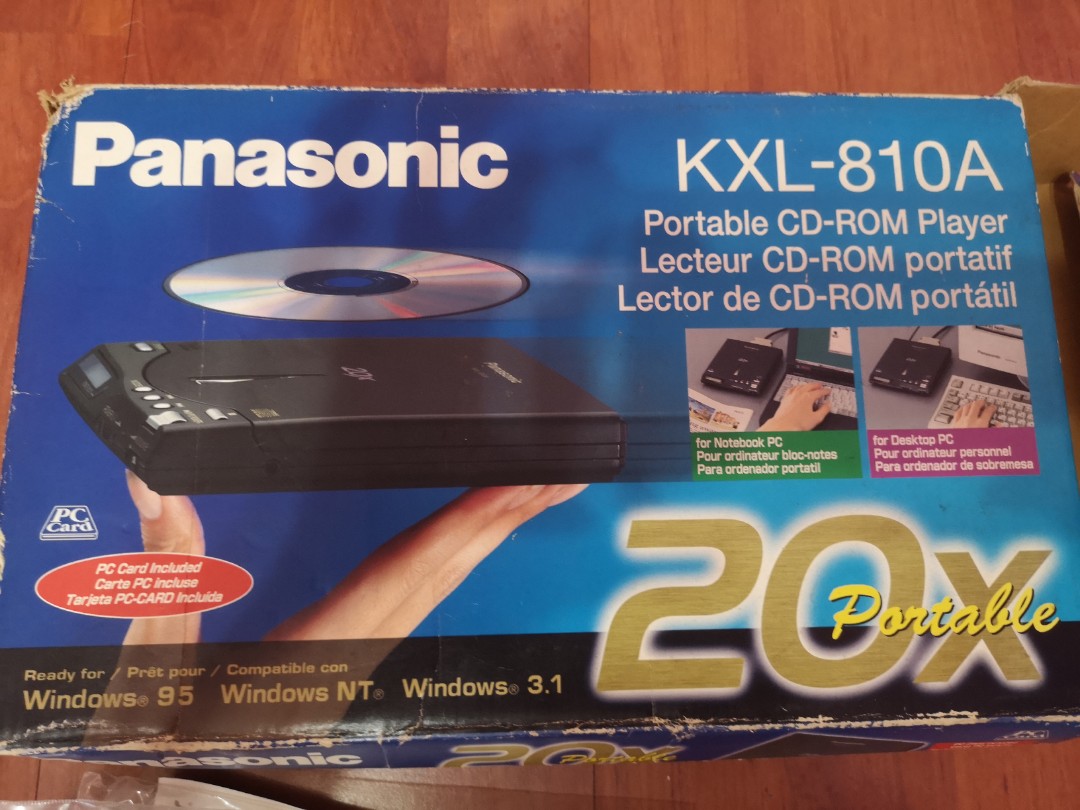 Panasonic portable CD - ROM PLAYER, TV & Home Appliances, TV ...
