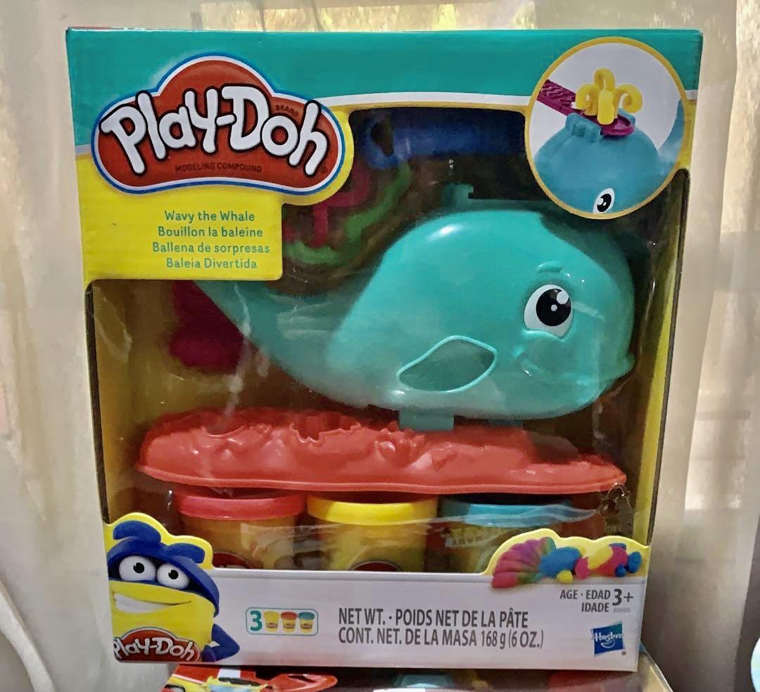 Playdoh wavy the whale, Hobbies & Toys, Toys & Games on Carousell