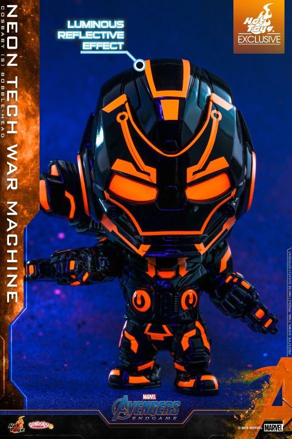 *PO* Hot toys MMS553D35 Iron man neon tech War Machine + Cosbaby ...