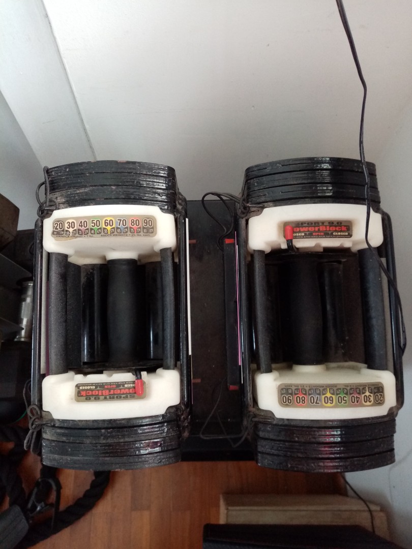 Powerblock dumbbells, Sports Equipment, Exercise & Fitness, Weights ...