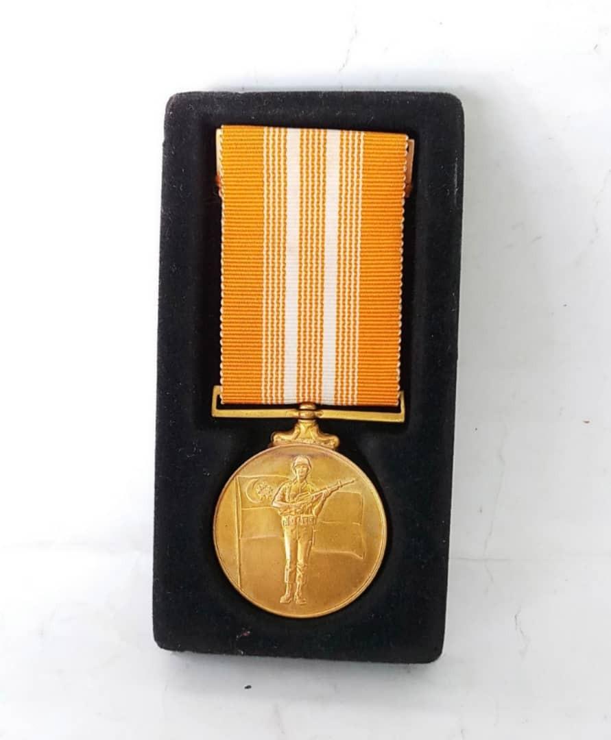 SAF Good service Award Gold Medal Singapore, Hobbies & Toys ...