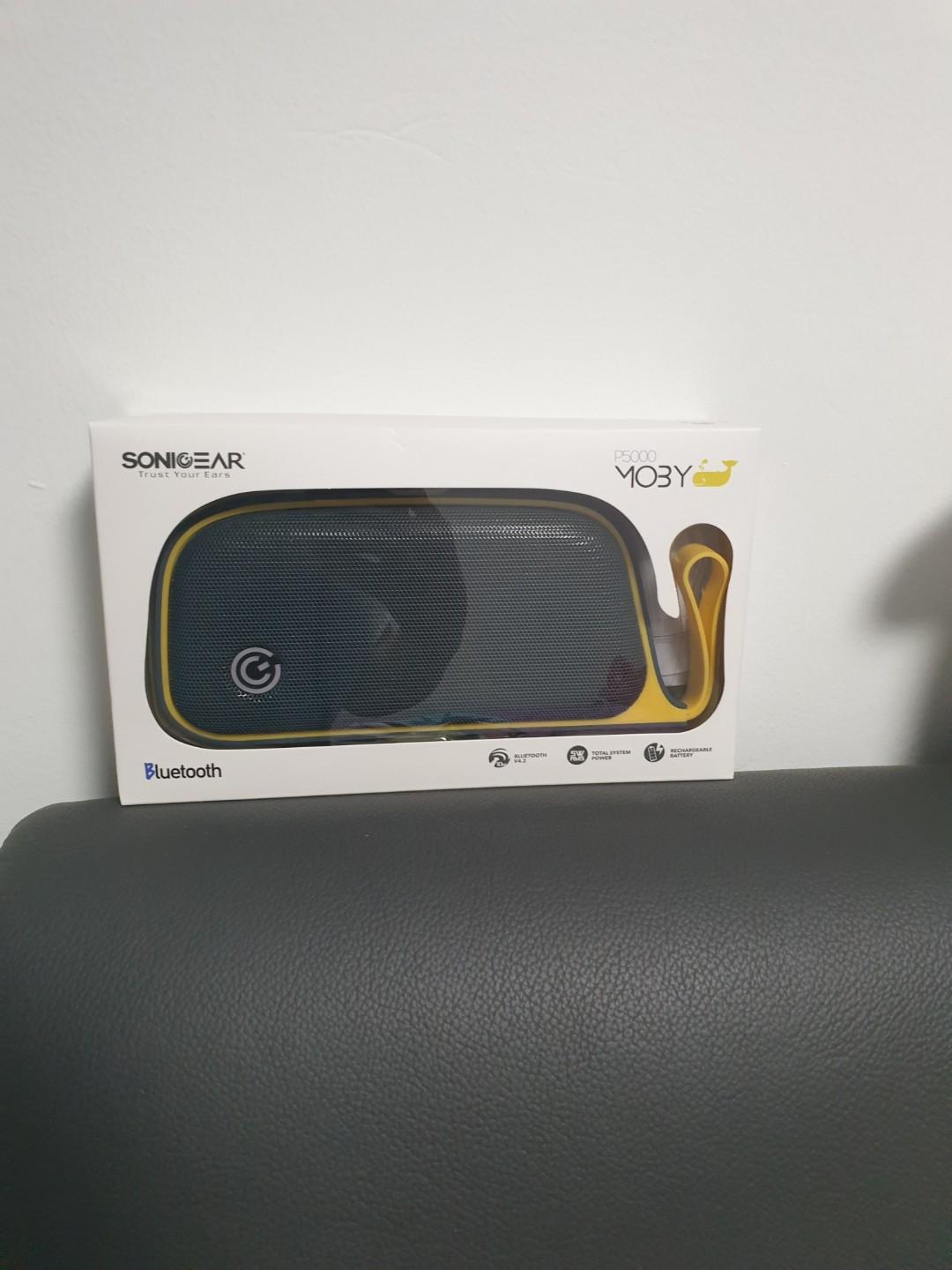 Sonic Gear Moby P5000 Bluetooth Speaker - Graphite, Audio, Soundbars ...