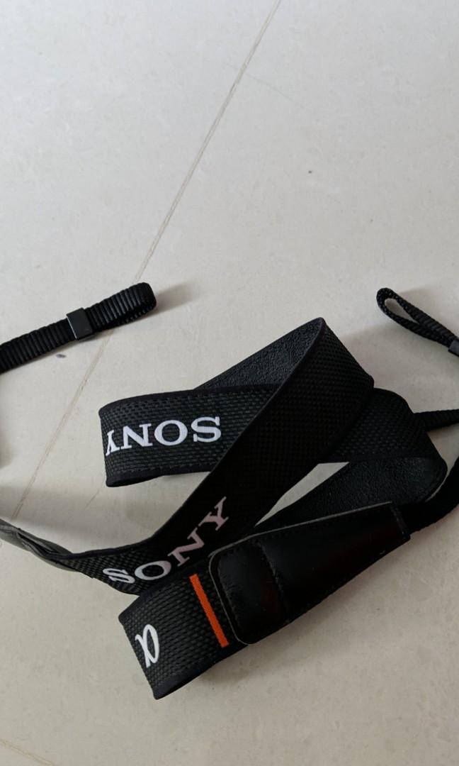 Sony alpha camera strap, Photography, Cameras on Carousell