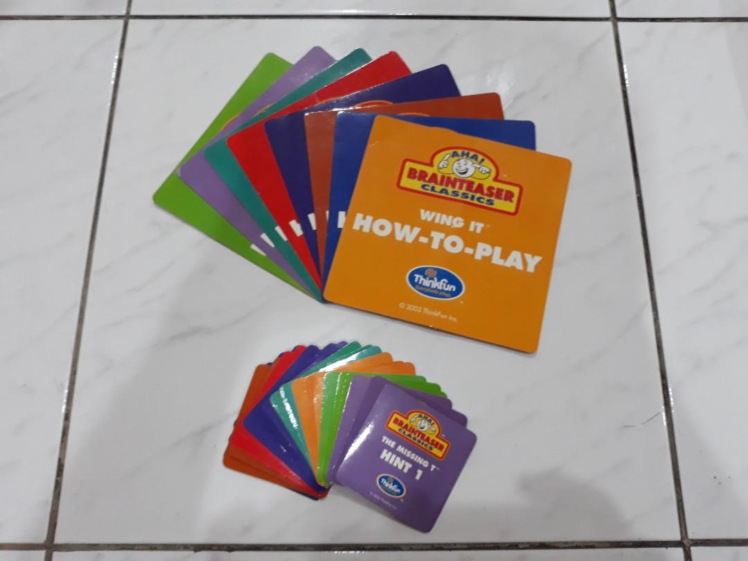 Thinkfun Aha! Brainteaser puzzle kit, Hobbies & Toys, Toys & Games on ...