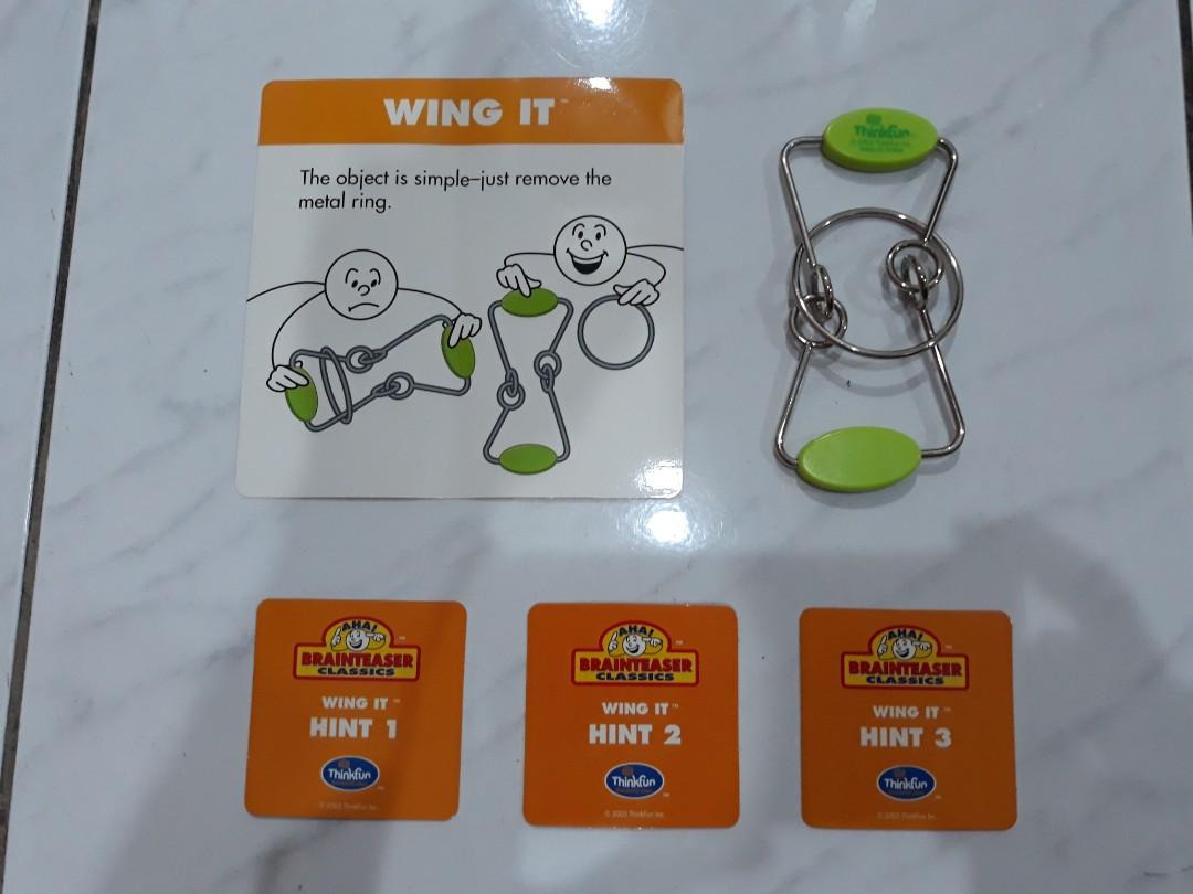 Thinkfun Aha! Brainteaser puzzle kit, Hobbies & Toys, Toys & Games on ...