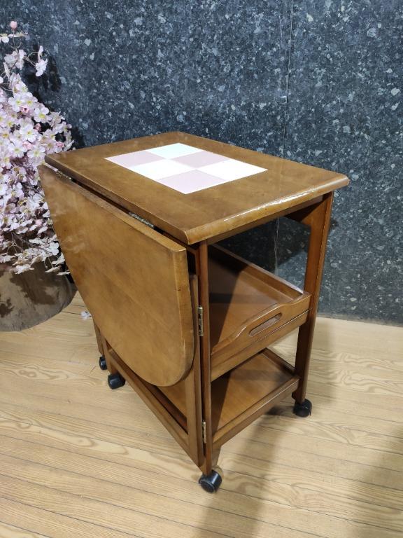 Tile Top Expandable Kitchen Trolley, Babies & Kids, Baby Nursery & Kids ...