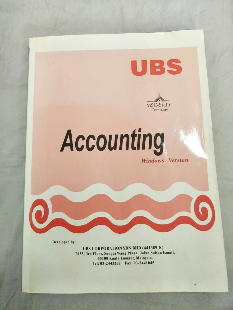 UBS Accounting Software, Computers & Tech, Parts & Accessories, Networking on Carousell