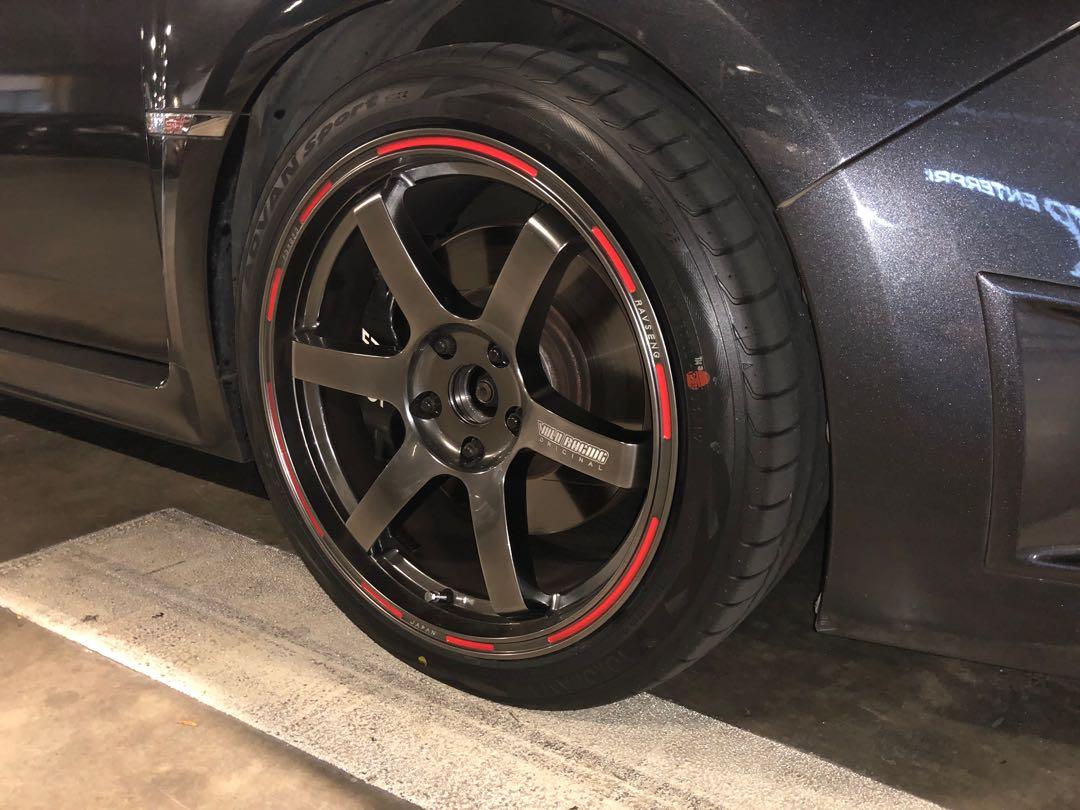 VOLK RACING TE37 REP, Car Accessories, Tyres & Rims on Carousell