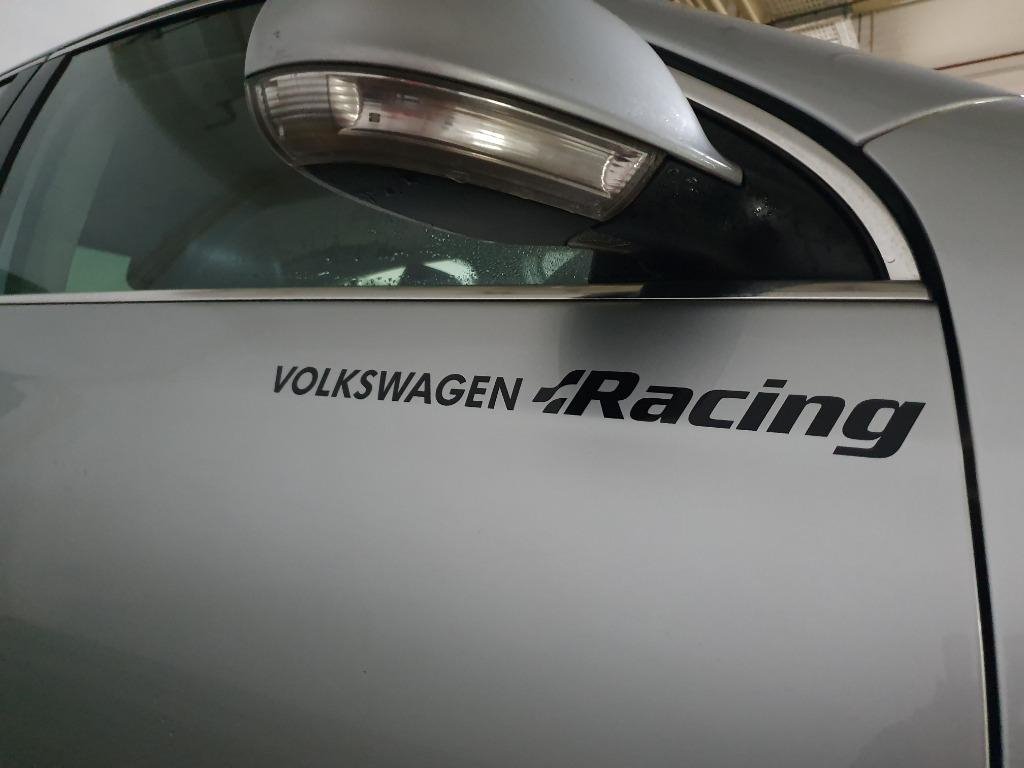 Volkswagen Racing Decal, Car Accessories, Accessories on Carousell