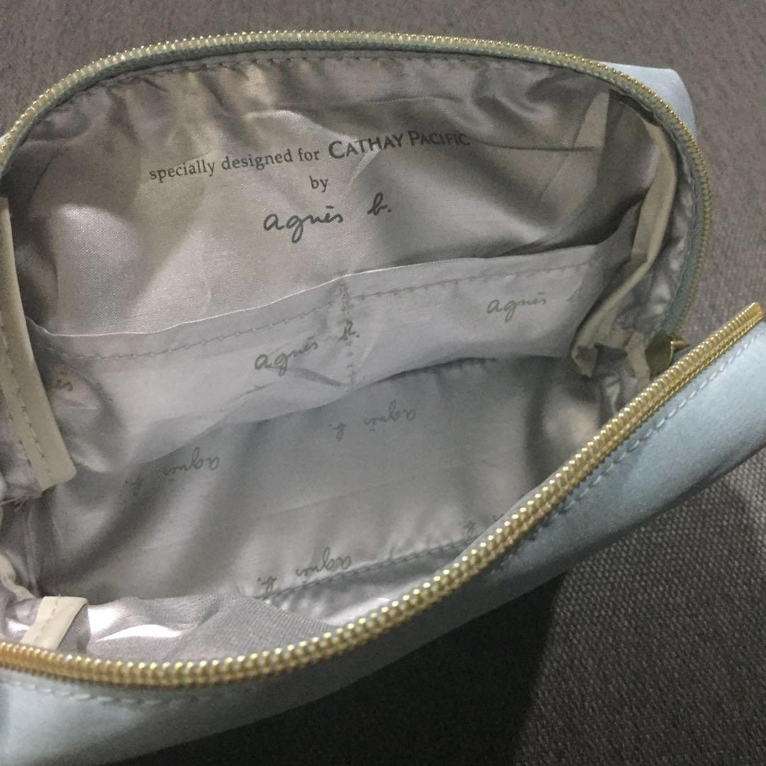 Agnes B for CATHAY PACIFIC amenity kit pouch, Luxury, Bags & Wallets on ...