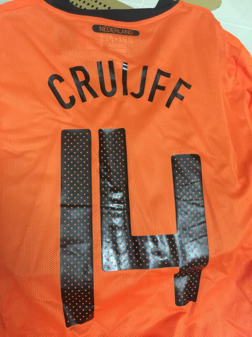 Authentic Nike Holland World Cup Player Issue with nameset Johan Cruyff ...