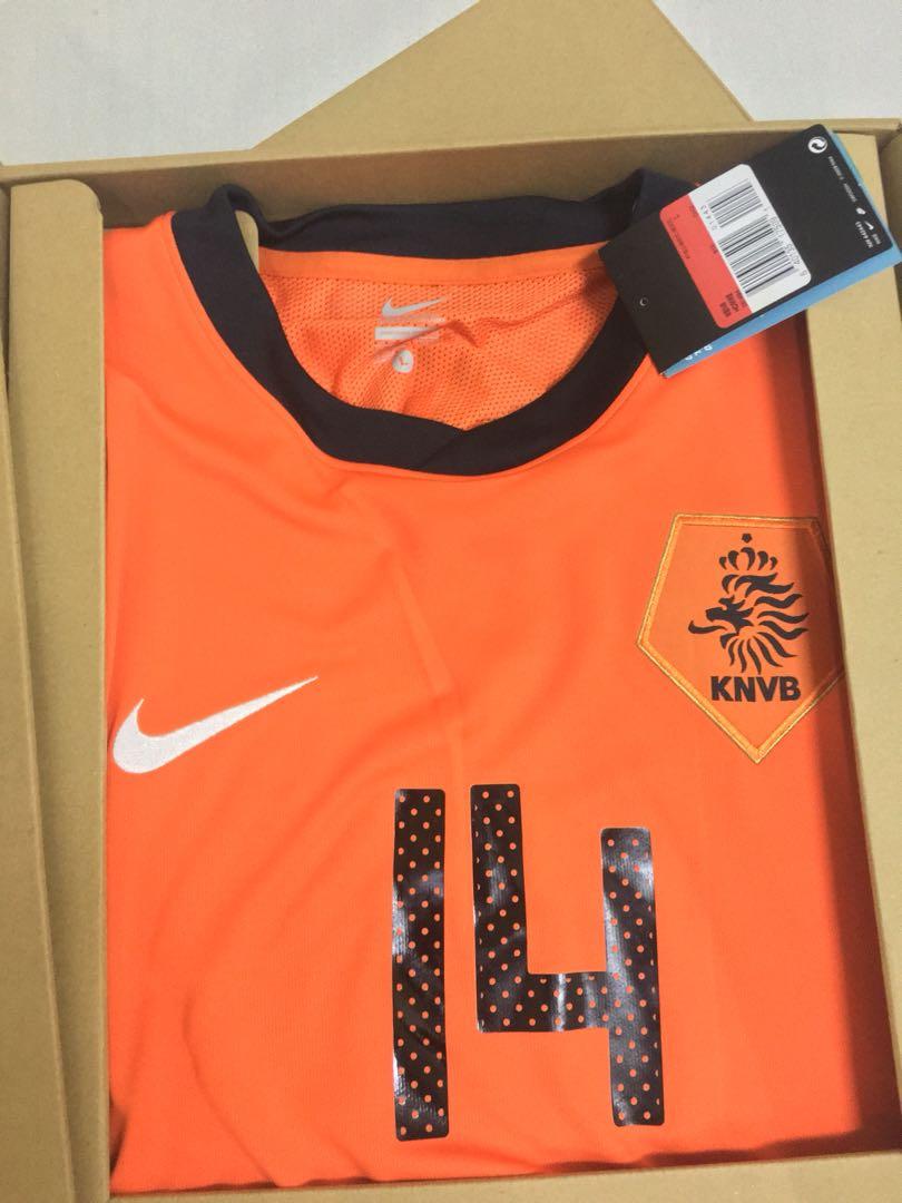 Authentic Nike Holland World Cup Player Issue with nameset Johan Cruyff ...