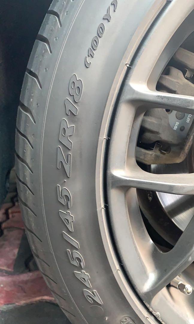 Bmw F10 5 series breyton 18” inch rims, Car Accessories, Tyres & Rims ...