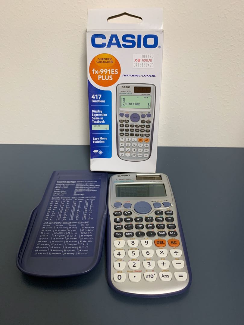 Casio fx-991 ES PLUS - Scientific Calculator, Computers & Tech, Office ...