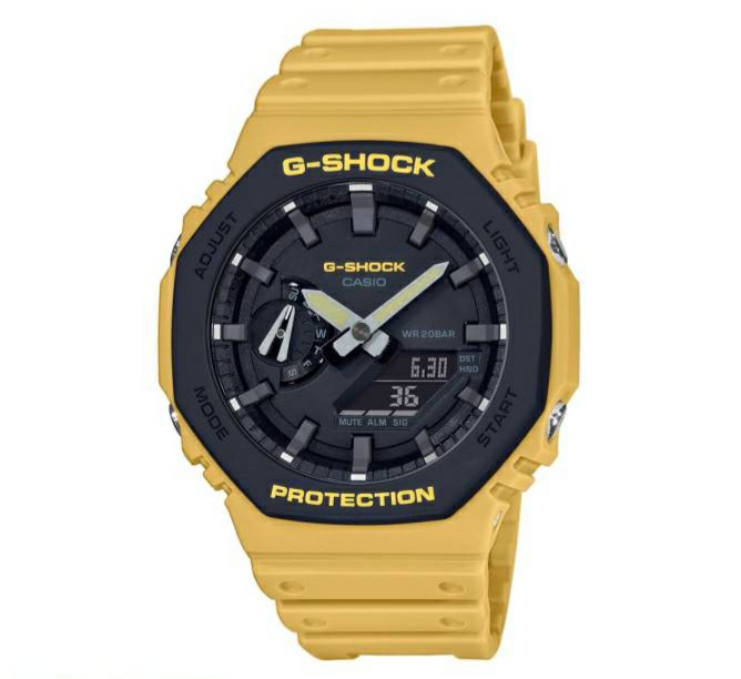 Casio G-Shock GA-2100 Yellow, Mobile Phones & Gadgets, Wearables ...