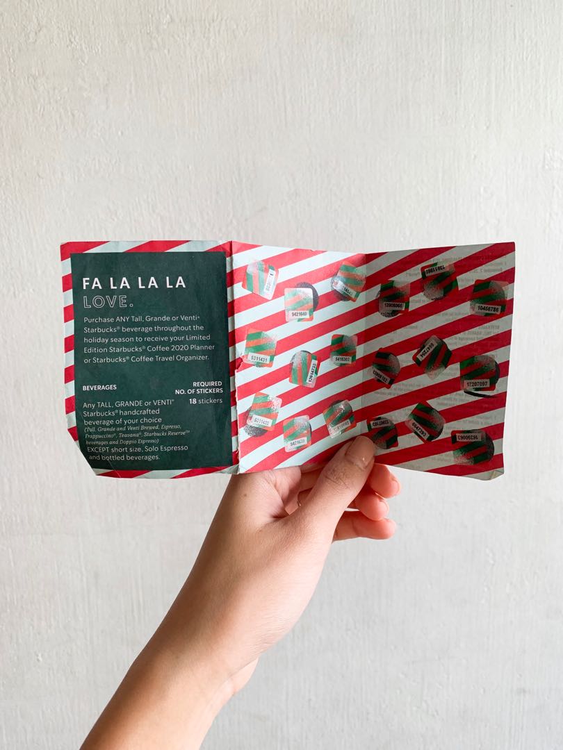 COMPLETE Starbucks stickers (to claim the planner), Hobbies & Toys ...