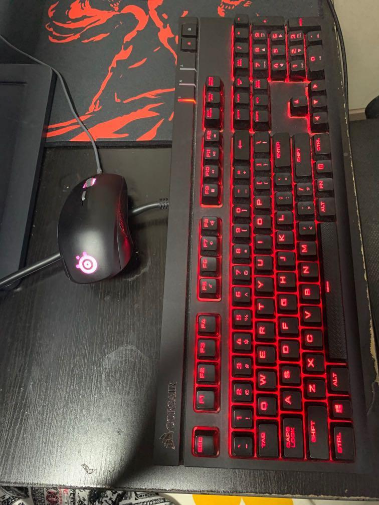 Corsair Strafe Gaming Keyboard Cherry MX Reds Red, Computers & Tech ...
