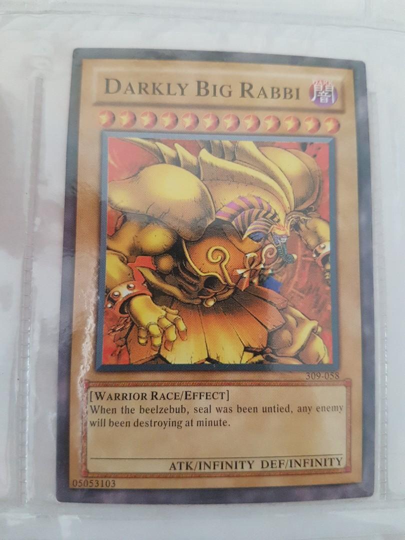 Darkly Big Rabbi Yugioh Card, Hobbies & Toys, Toys & Games on Carousell