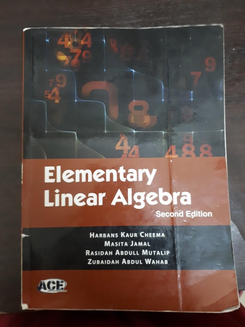 ELEMENTARY LINEAR ALGEBRA 2ND EDITION UITM (MAT263), Hobbies & Toys ...