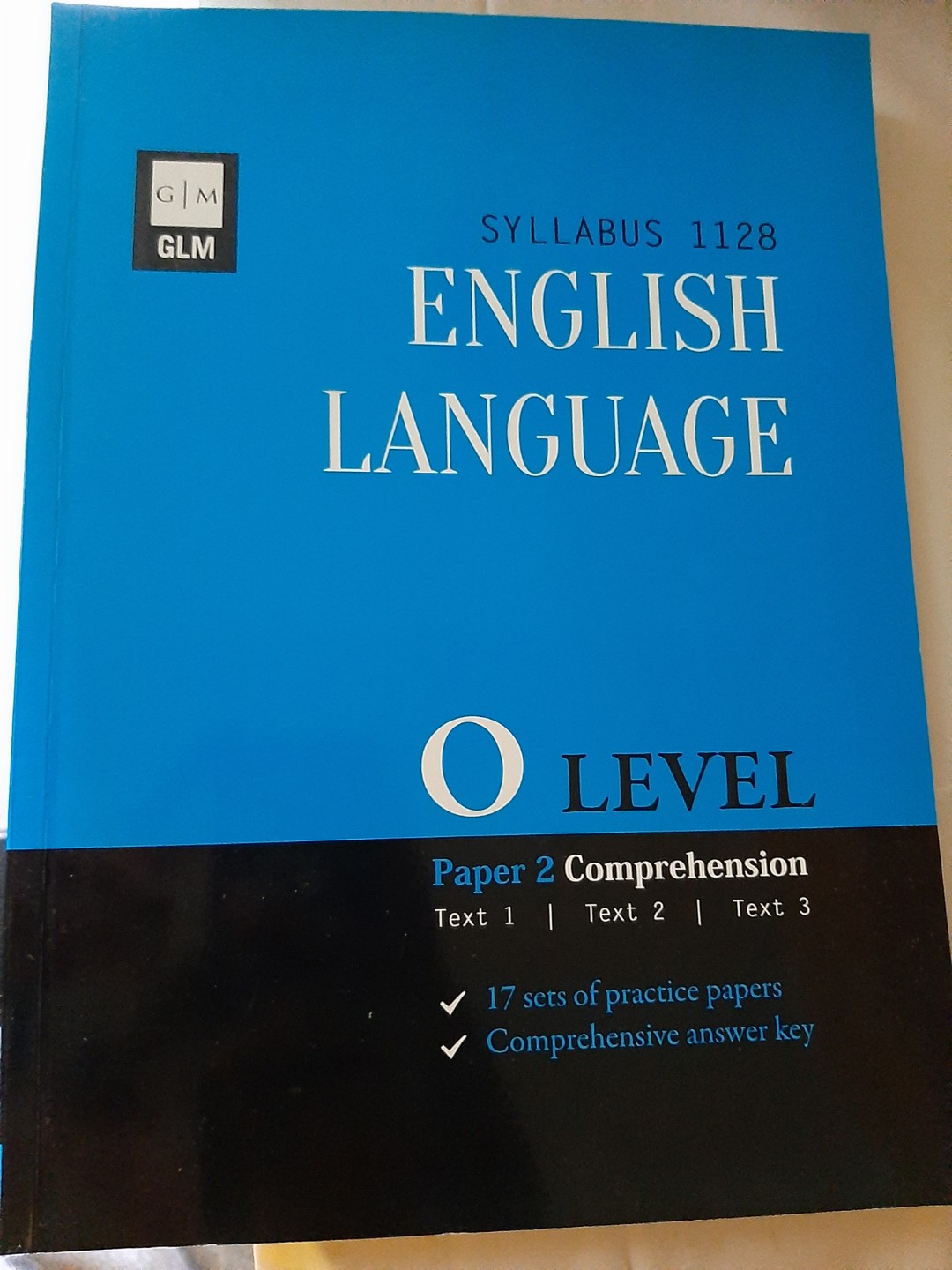 English Language O Level Paper 2 Comprehension Practice Assessment Book ...