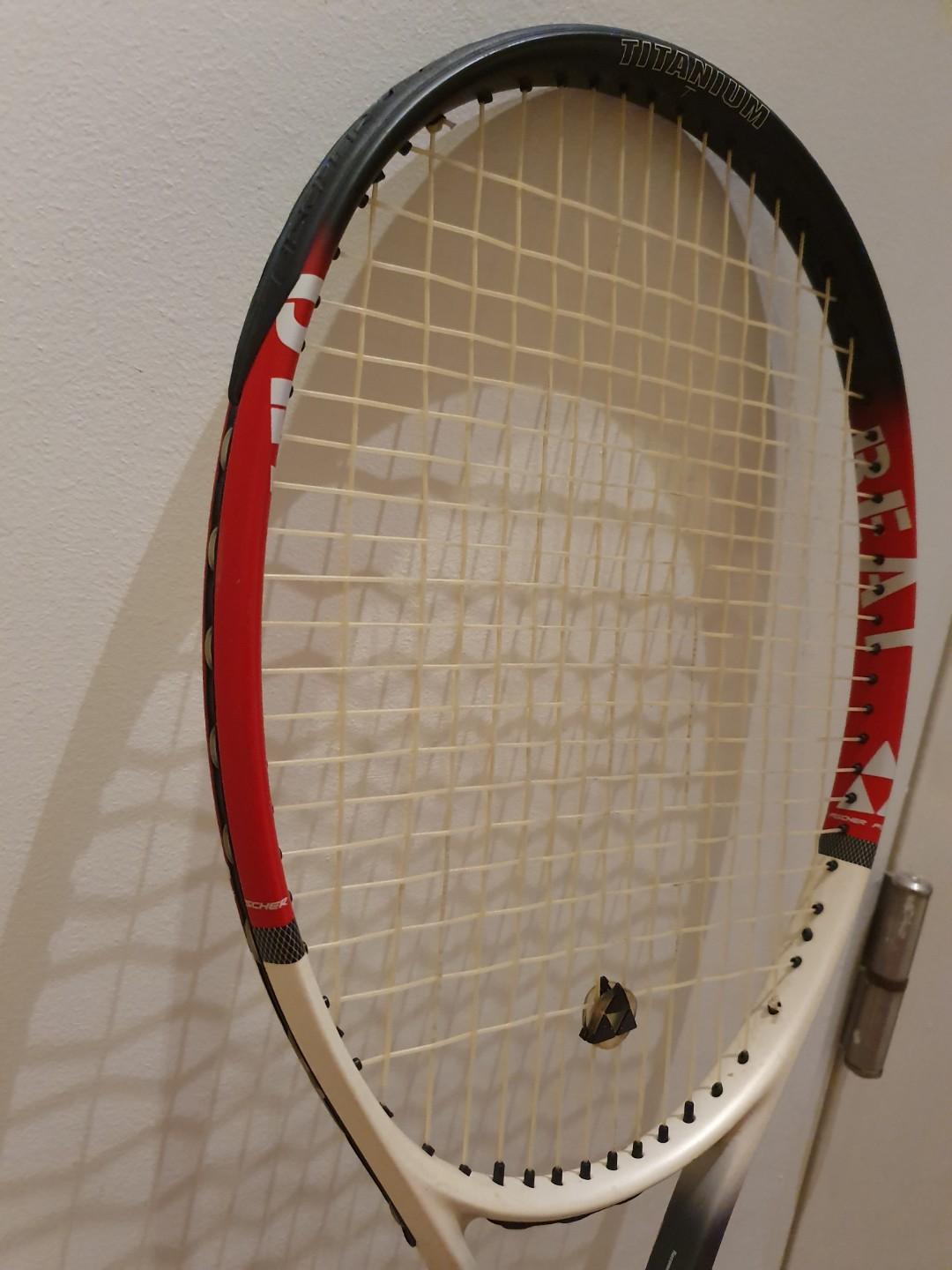 Fischer Beat Pro Titanium tennis racket, Sports Equipment, Sports ...