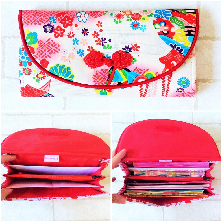 FLAP Ang Bao Organizer | Pouch for Red Packets | Flap Organiser 50 Red ...