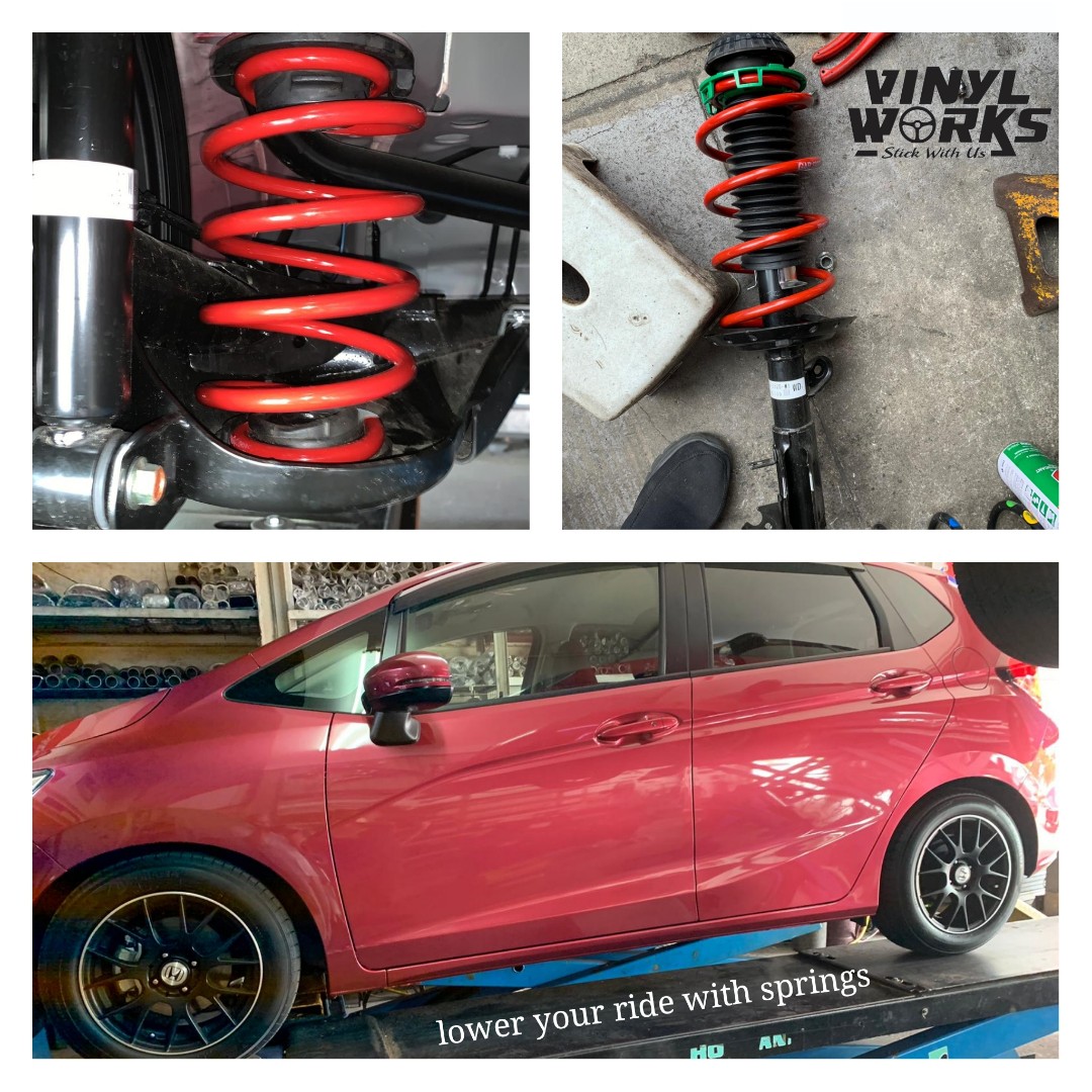 GAB Lowering Springs for Honda Fit/Jazz (price include installation ...