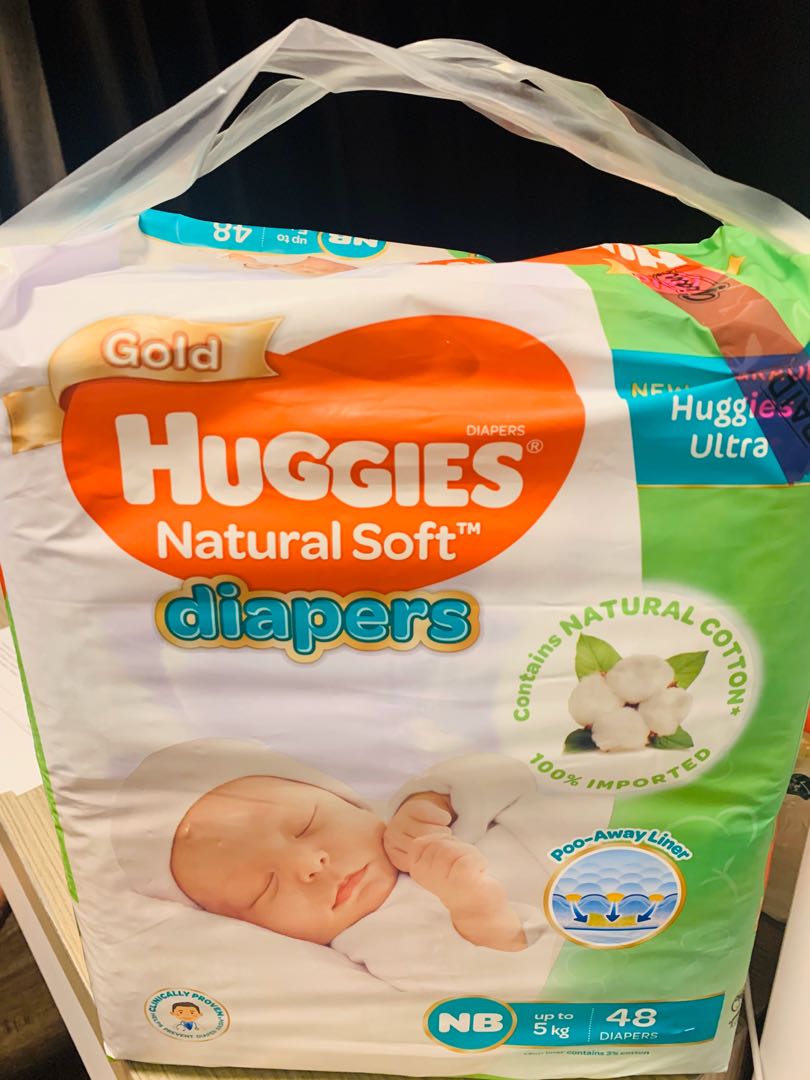 Gold Ultra Soft Huggies Diapers Newborn, Babies & Kids, Bathing ...