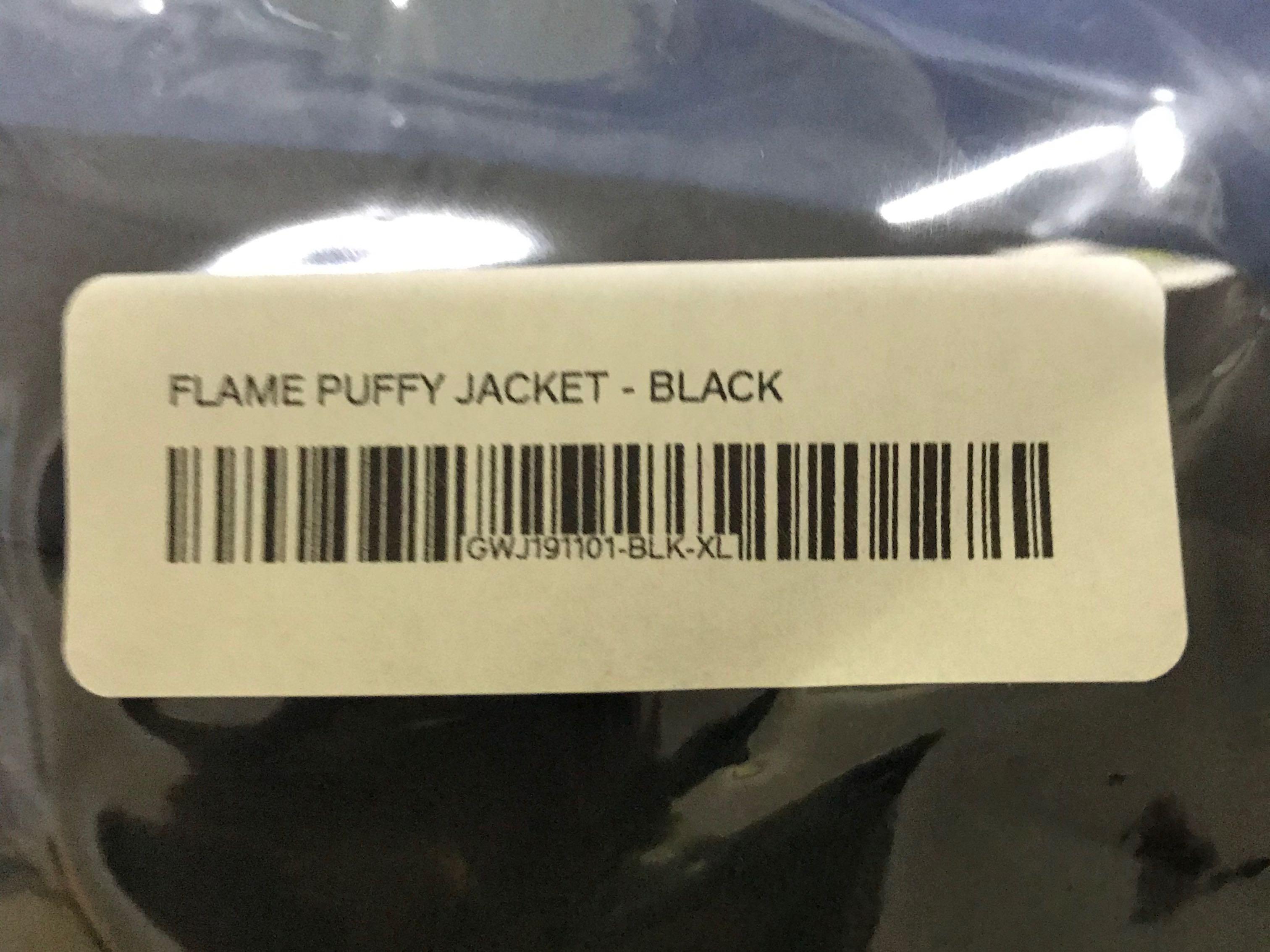 Golf Wang Flame Puffer Black, Men's Fashion, Clothes, Outerwear on ...