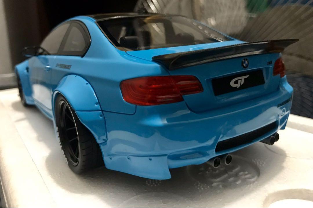 GT Spirit 1:18 BMW E92 M3 Liberty Walk Baby Blue Asia Exclusive ...