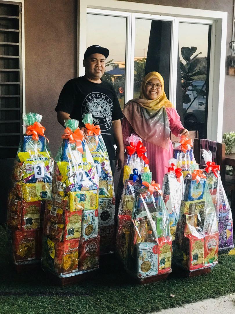 Hamper makanan dan minuman pelbagai harga n size, Food & Drinks, Gift ...