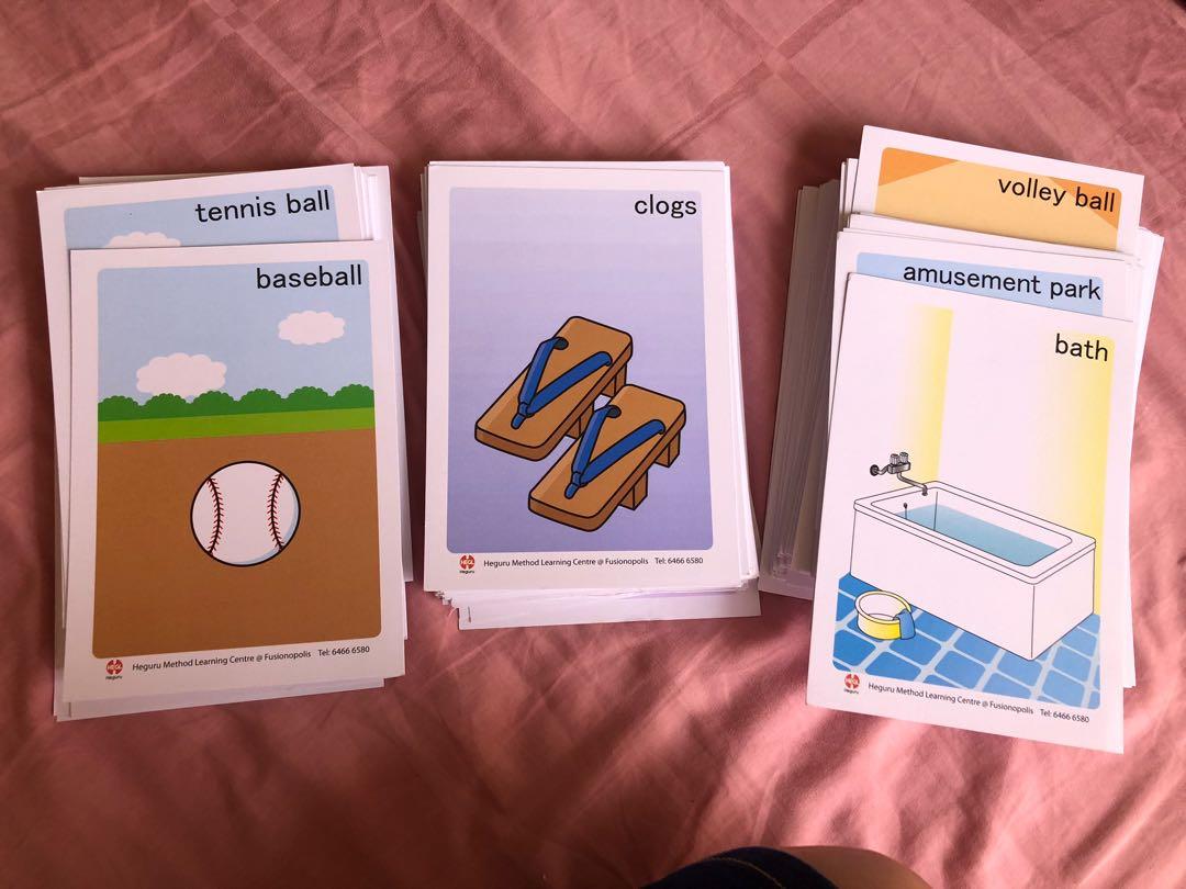 Heguru Right Brain Memory Card(200), Hobbies & Toys, Books & Magazines ...