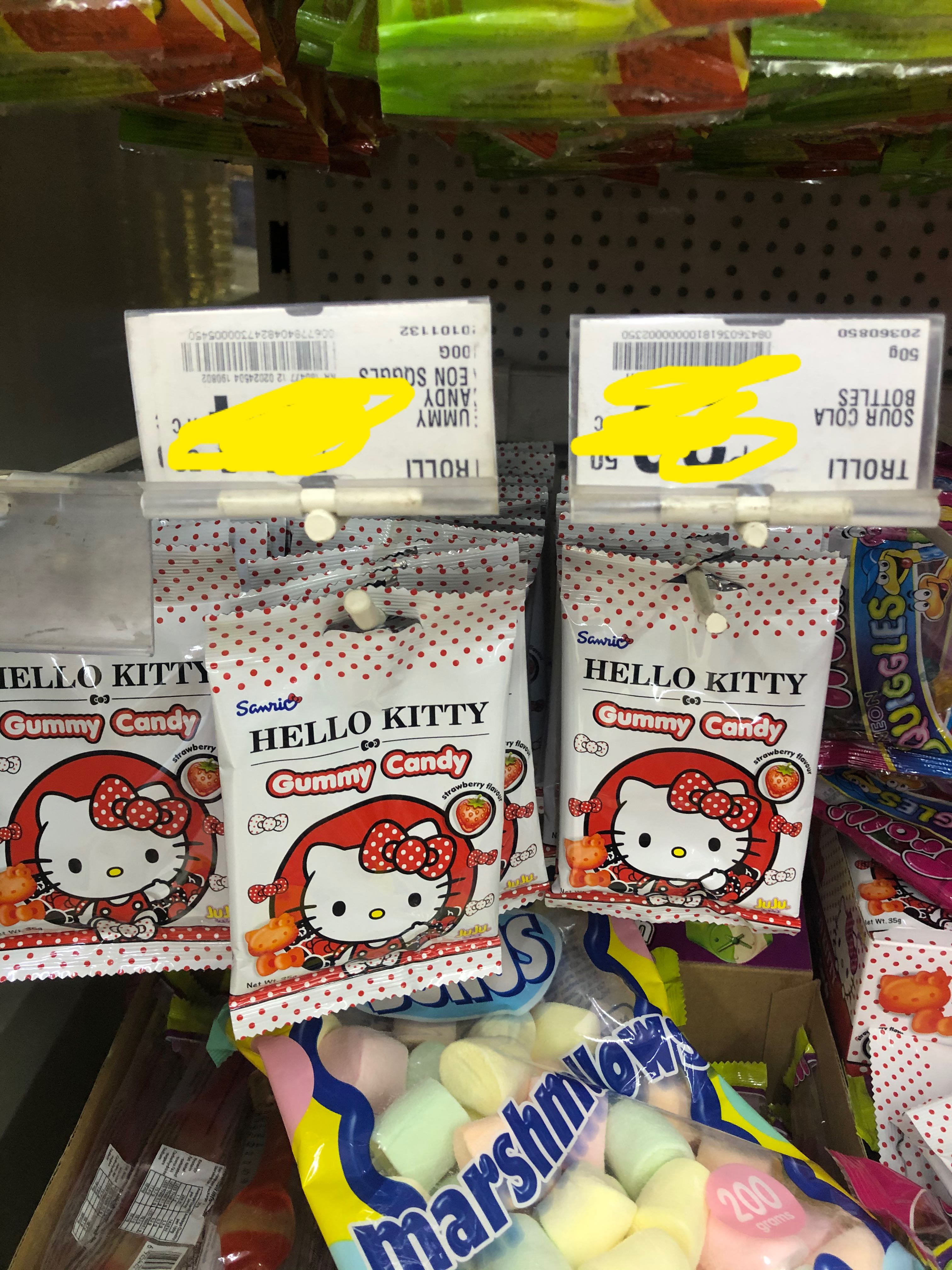 Hello Kitty Gummy Candy, Food & Drinks, Chilled & Frozen Food on Carousell