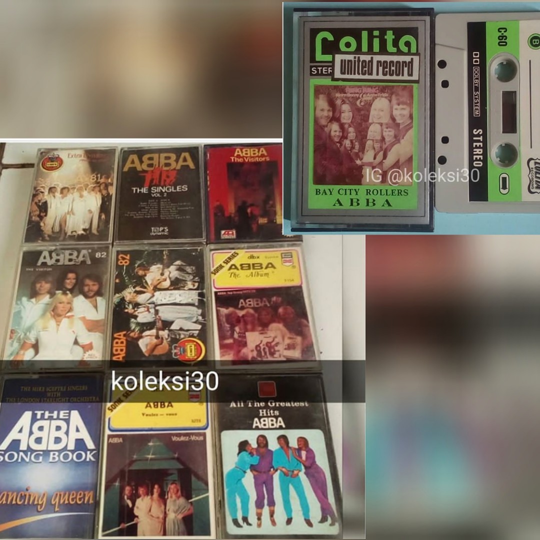 Kaset ABBA, Musik & Media, CD, DVD & Lainnya di Carousell