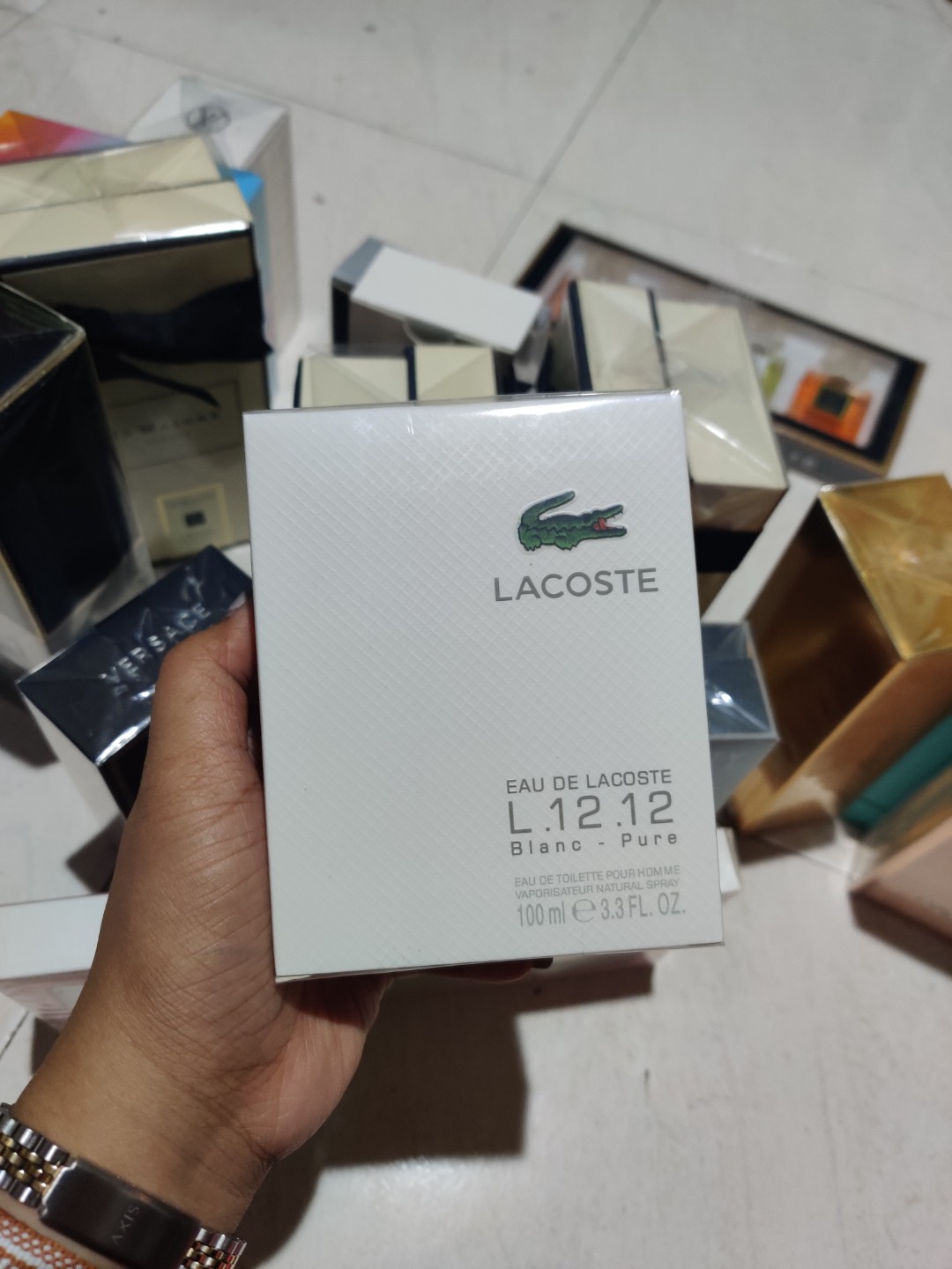 Lacoste white authentic US tester perfume, Beauty & Personal Care ...