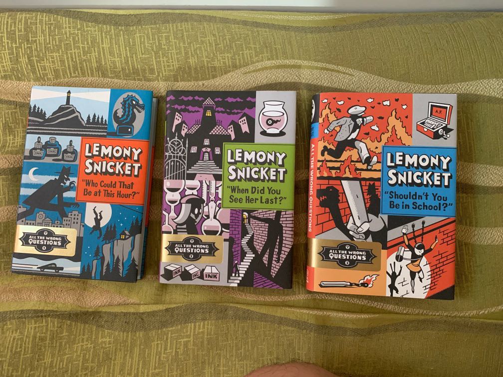 Lemony snicket all the wrong questions HARD COVER, Hobbies & Toys ...