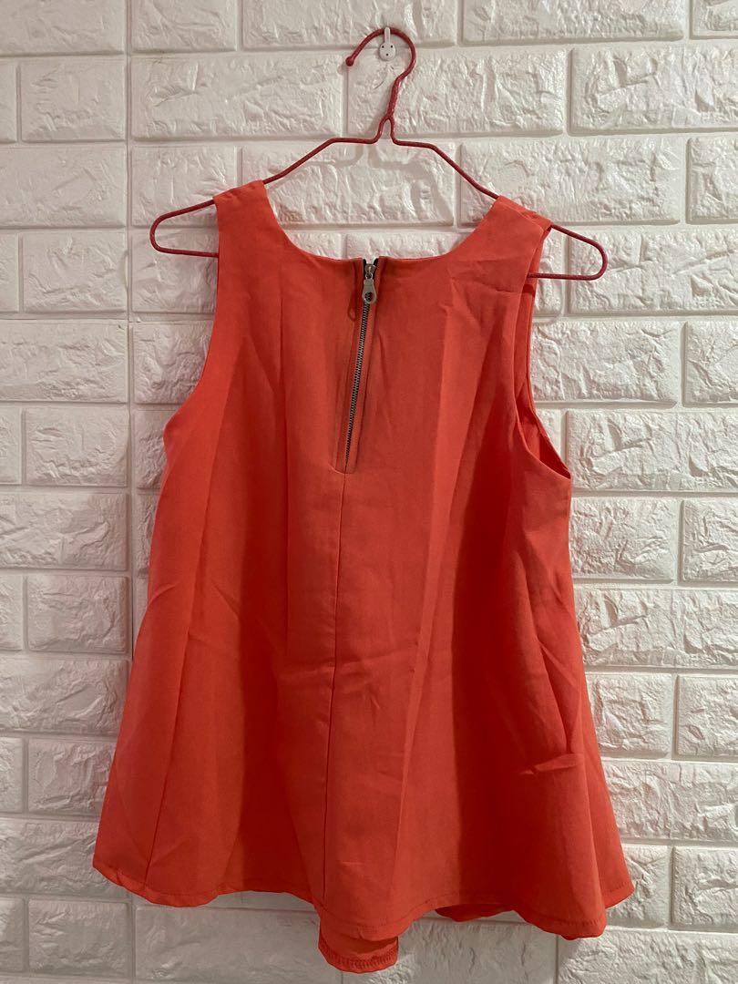 Light orange Top, Women's Fashion, Tops, Other Tops on Carousell