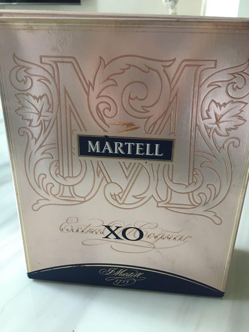 Martell Extra Old XO Cognac 1L 40%vol., Food & Drinks, Alcoholic Beverages on Carousell