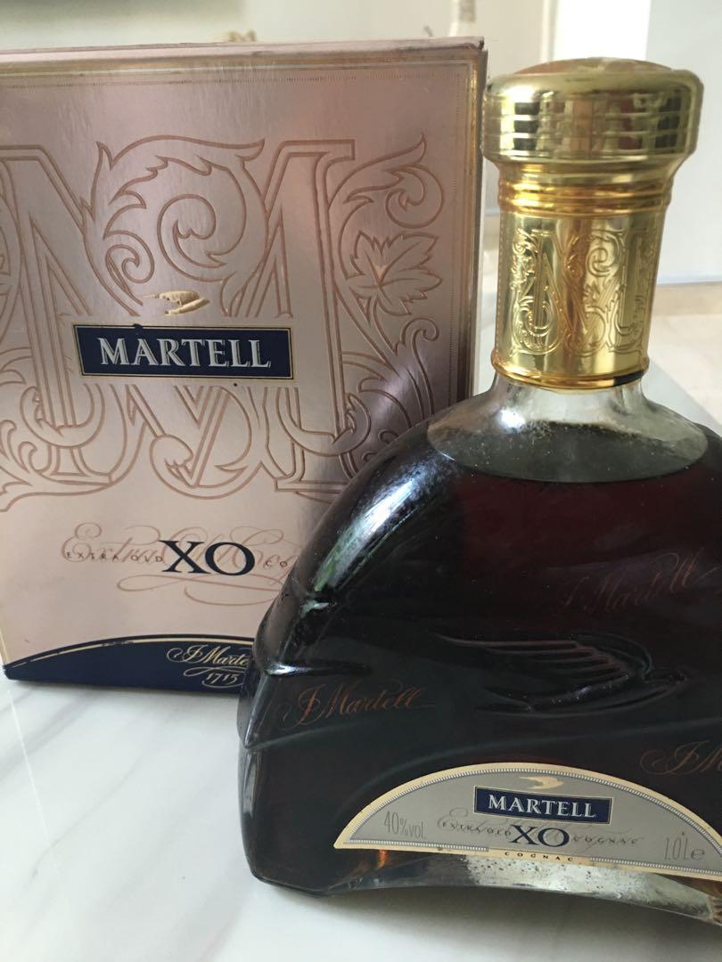 Martell Extra Old XO Cognac 1L 40%vol., Food & Drinks, Alcoholic Beverages on Carousell